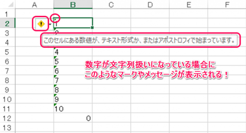 文字列扱いになっている数字を数値へ一括で変換する方法 Excelを制する者は人生を制す ~no Excel No Life~
